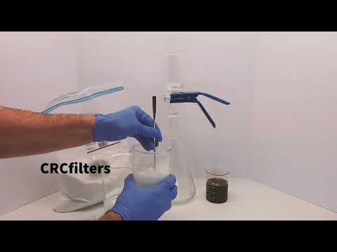 CRCfilters Silica Gel 60A purification demonstration - YouTube