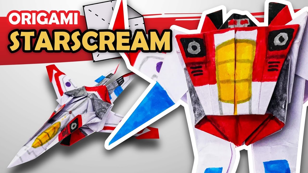 How to make a STARSCREAM Transformer in 15 minutes - YouTube