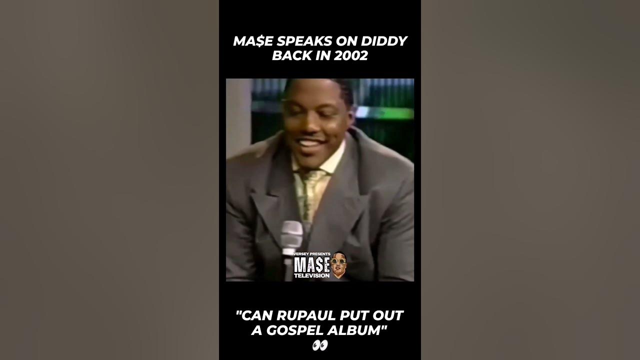 Mase Speaking On Diddy Back In 2002 Can Rupaul Put Out A Gospel Album