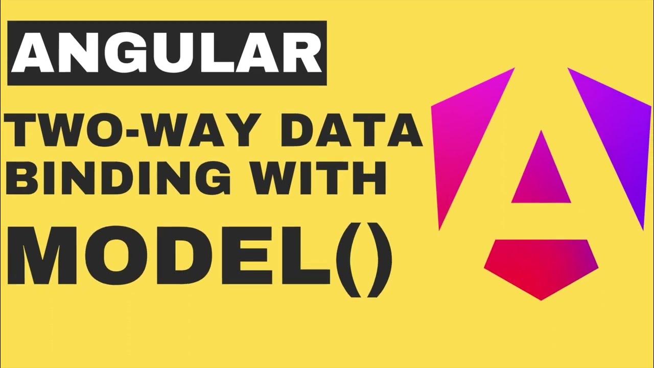 Two-way data binding using the new 🎉 model() function - YouTube