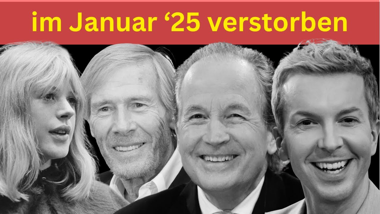 29 Verstorbene Prominente im Januar 2025 - YouTube