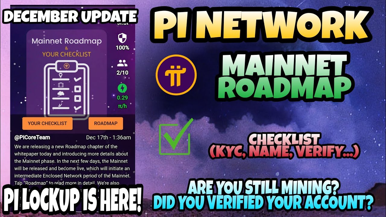 PI NETWORK DECEMBER UPDATE | ROADMAP MAINNET AND CHECKLIST | NEWS ON PI ...