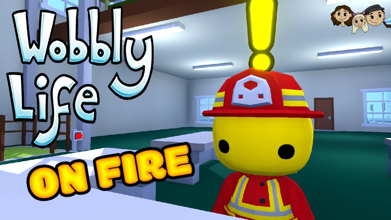 Wobbly Life Gameplay #20 : ON FIRE | 3 Player Co-op - YouTube
