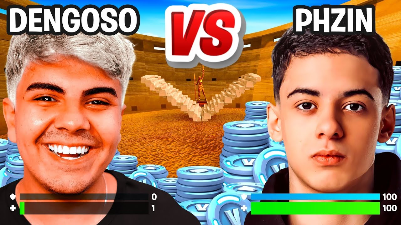 QUEM ME VENCER NO 1v1 GANHA V-BUCKS ft. PHZIN - YouTube