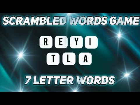Scrambled Words Challenge 3 | 7 Letter Words Game - YouTube