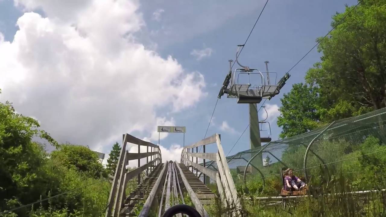 Trapper Slider Onride - FORT FUN Rodelbahn Mitfahr-Video - POV ...