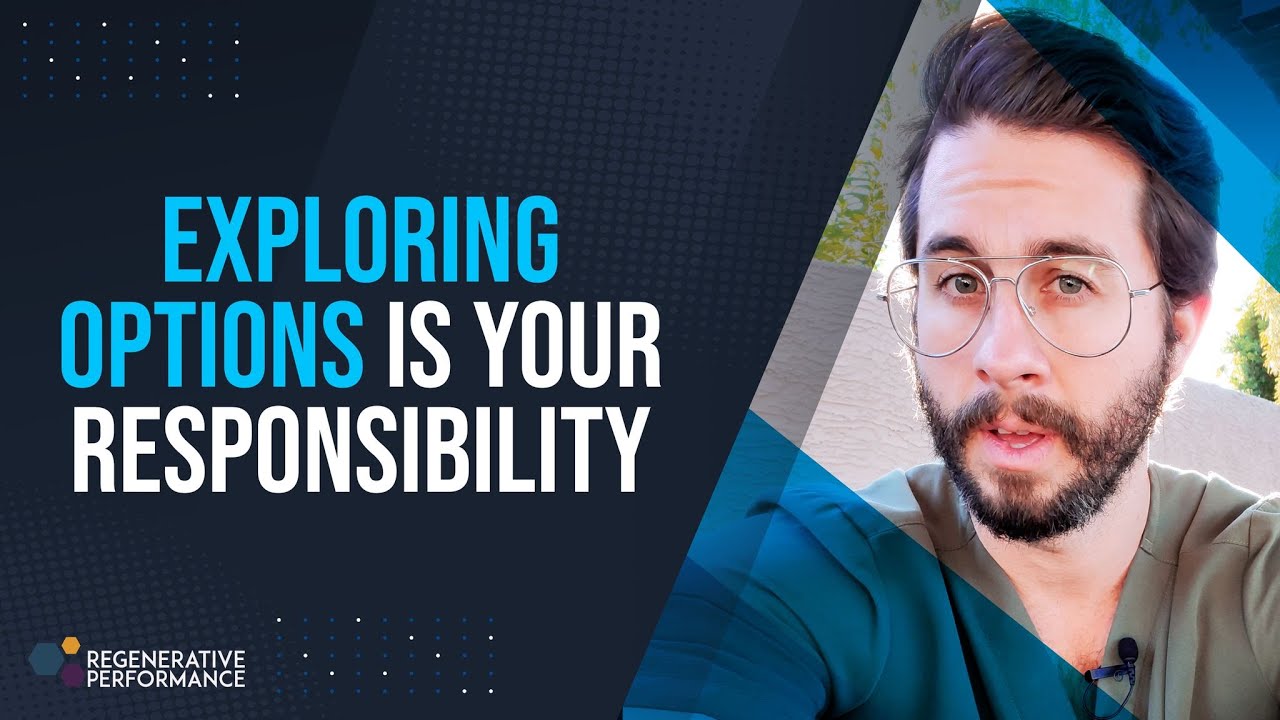 Exploring options is your responsibility - YouTube