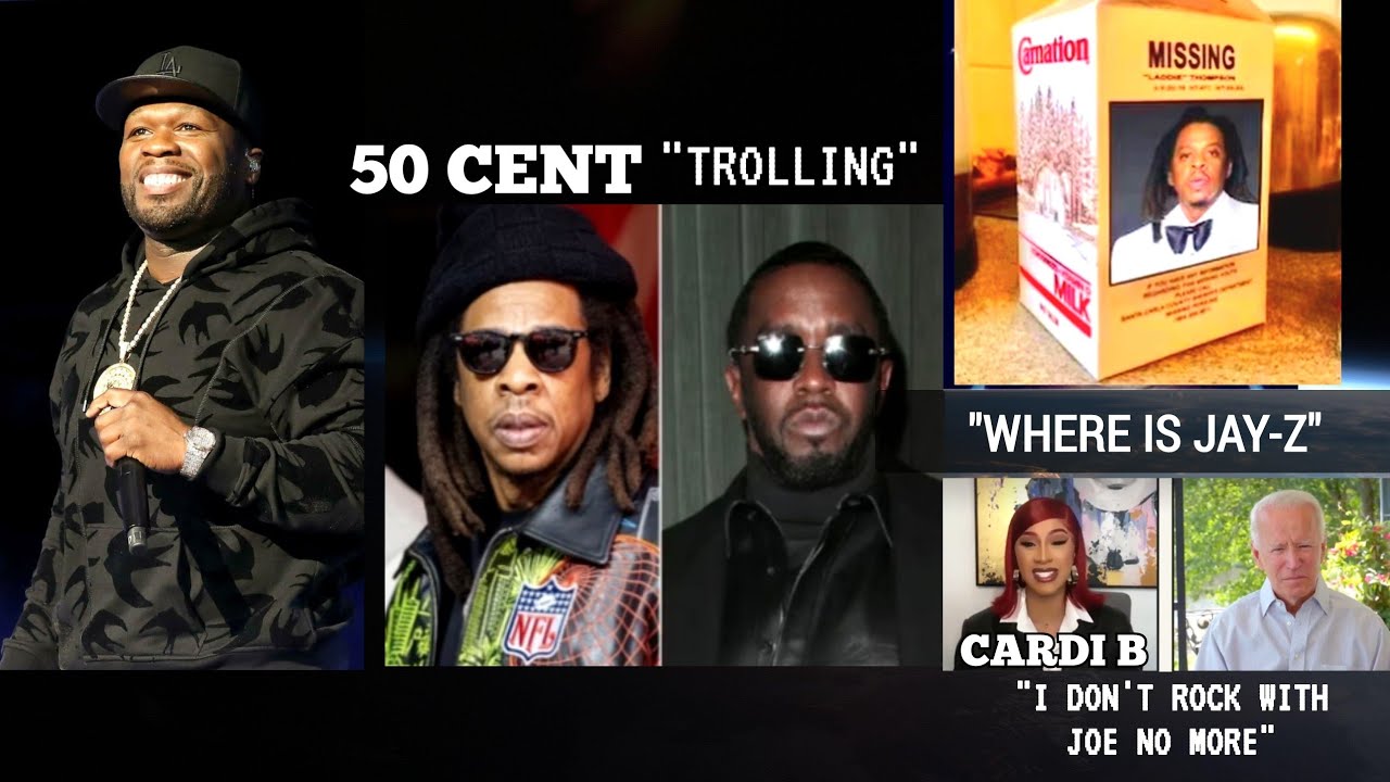 "WHERE is JAY-Z" 50 CENT Trolling DIDDY & JAYZ😂CARDIB Cut JOE BIDEN Off ...