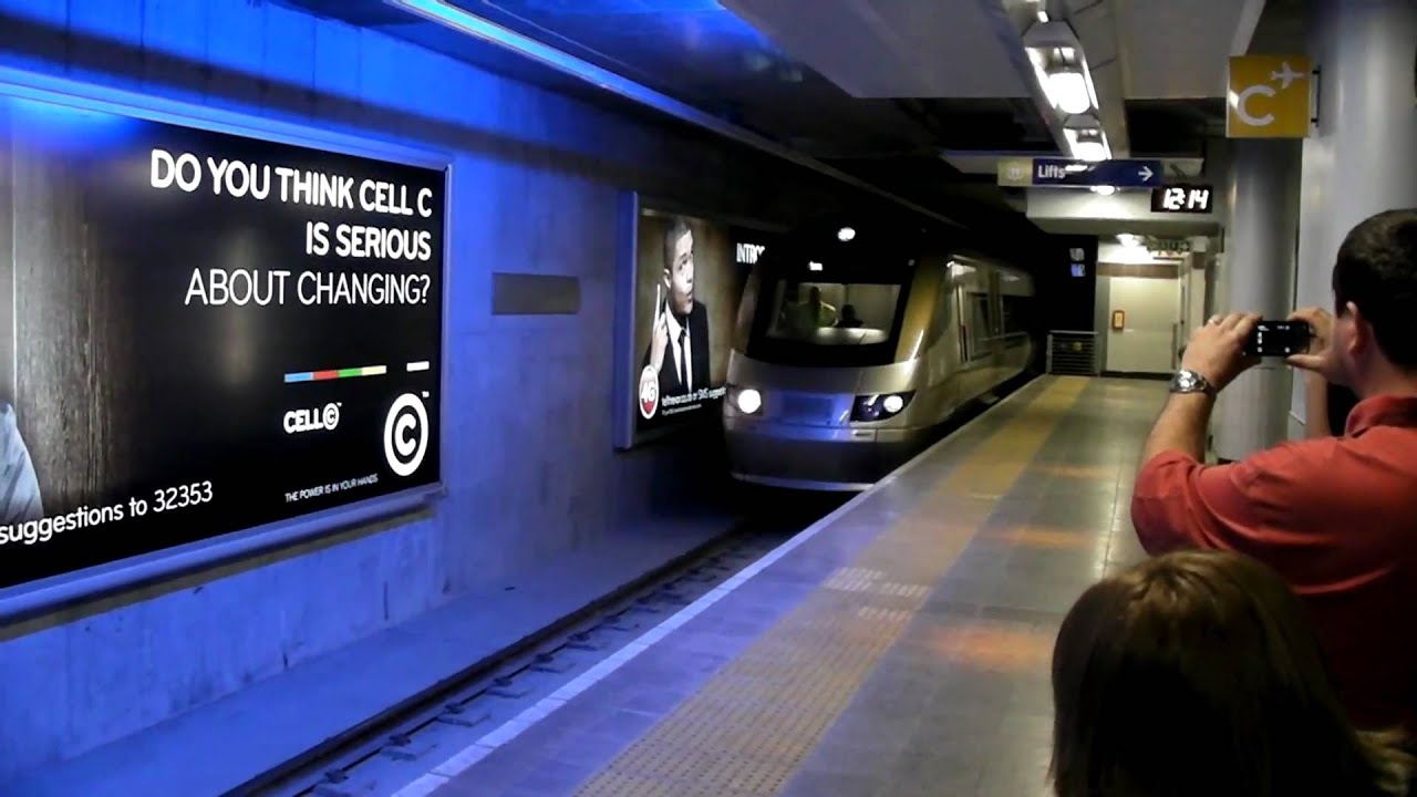 Gautrain (Sandton Station) - YouTube