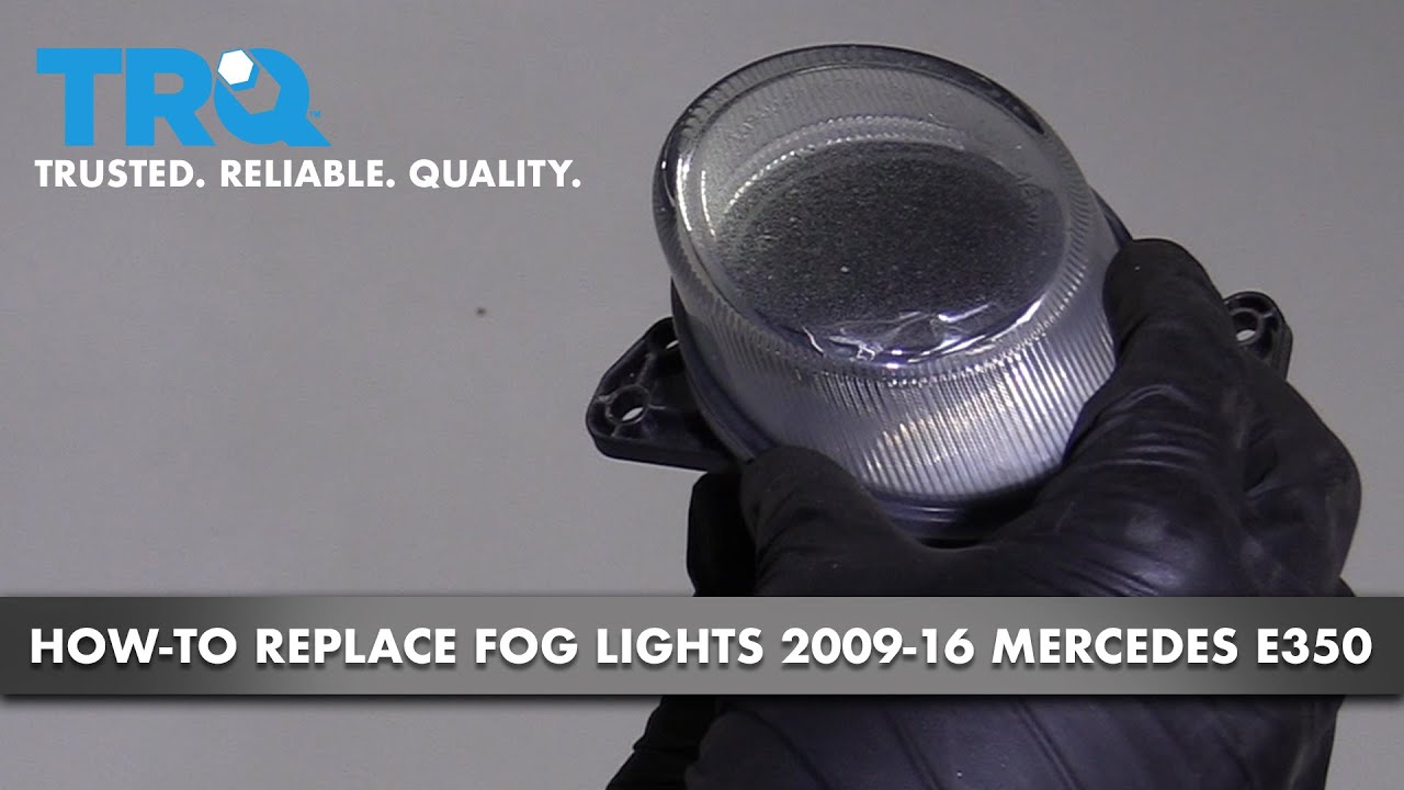 How To Replace Fog Lights 09-16 Mercedes-Benz E350 - YouTube