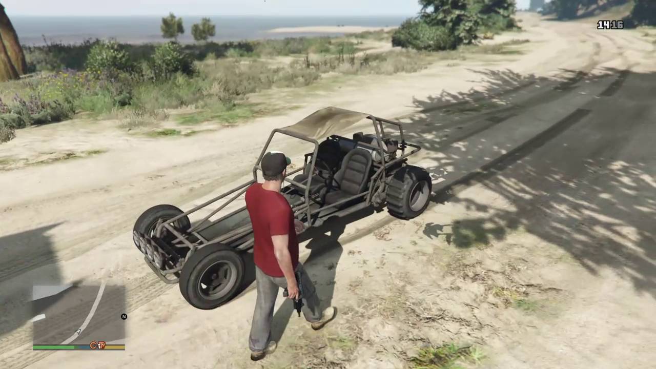 Grand Theft Auto V creepy ghost car - YouTube