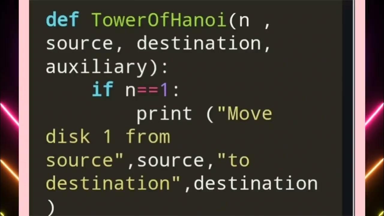GE3151 PSPP UNIT 1 --TOWER OF HONAI - YouTube