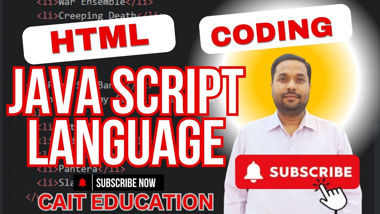 How To Create Java Script First Coding In Website Designing Javascript 2423