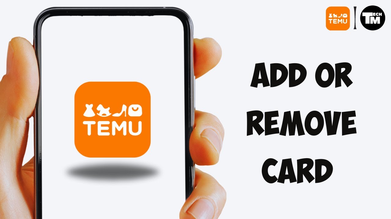 How to Add or Remove Card on Temu EASY - YouTube