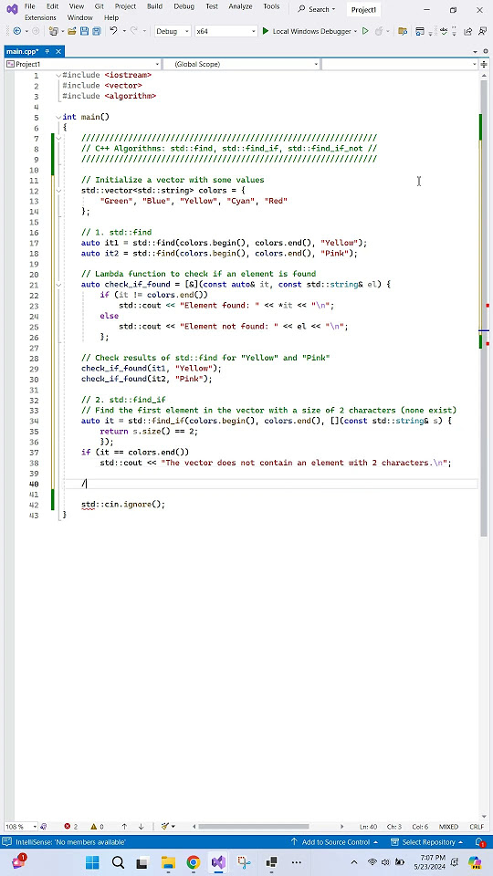 C Algorithms Stdfind Stdfindif Stdfindifnot Usage Example Programming Cplusplus