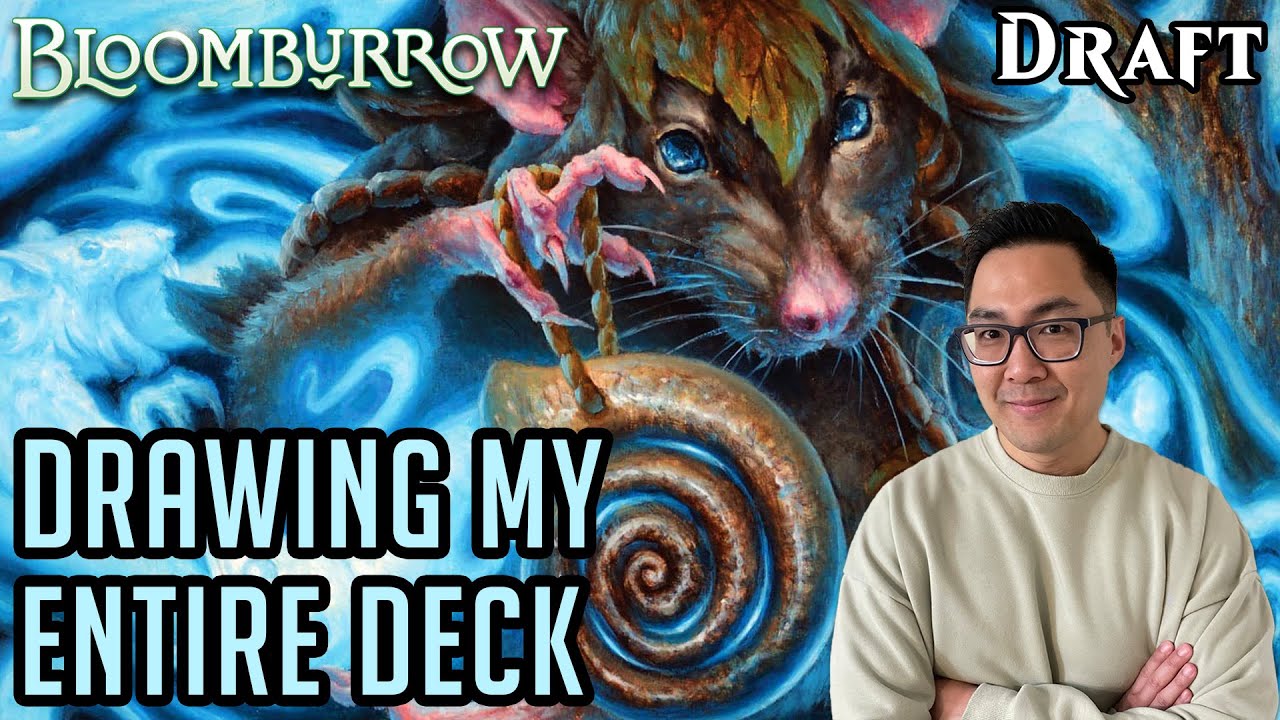Drawing Every Card In My Deck! | Bloomburrow Draft | MTG Arena - YouTube