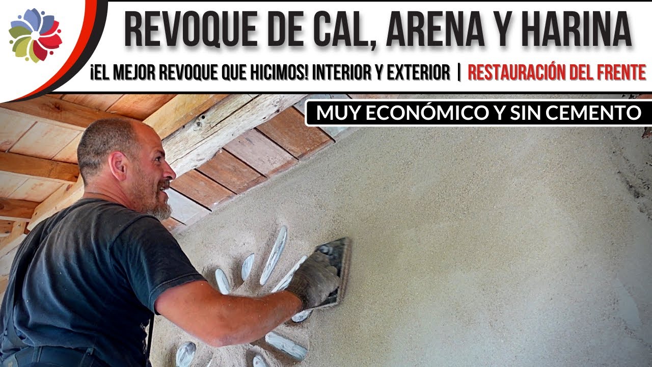 🔨 ¡RESTAURAMOS la CASA de BARRO! la MEJOR RECETA de REVOQUE a la CAL ...
