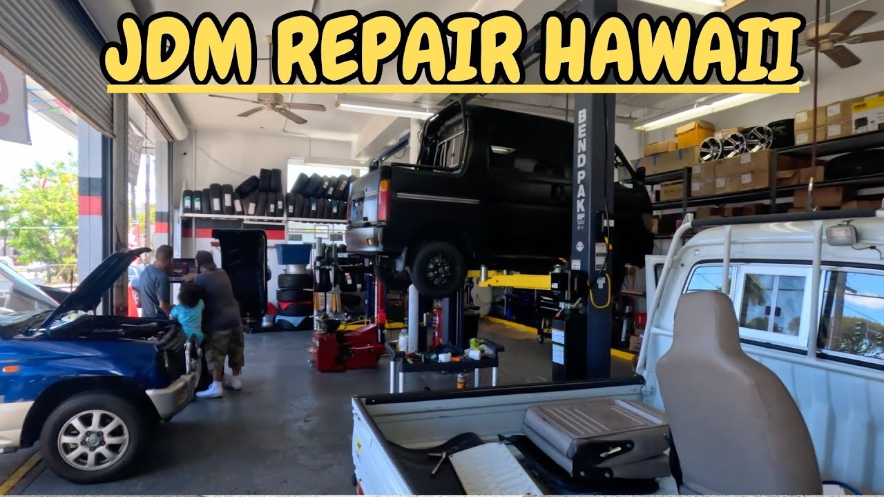 Kei Truck Maintenance at Jdm Repair Hawaii - YouTube