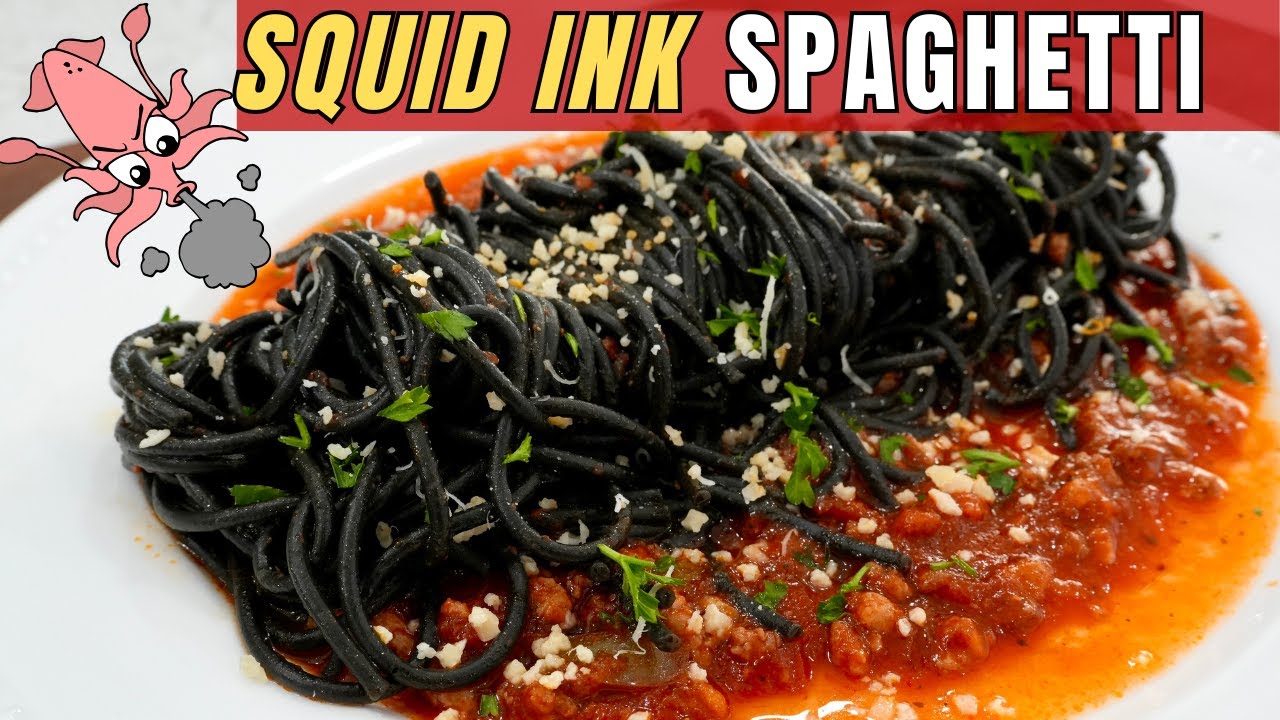 Mystical Black Pasta: Squid Ink Spaghetti - YouTube