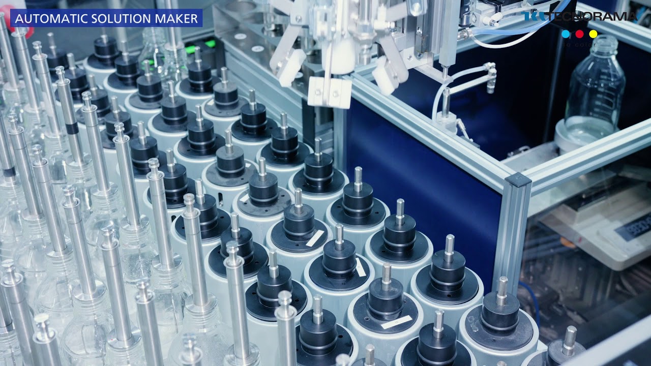 Automatic Solution Maker - Dos&Dye Tecnorama to color - YouTube