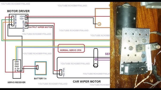 How To Connect Servo Motors For Aileron Elevator And