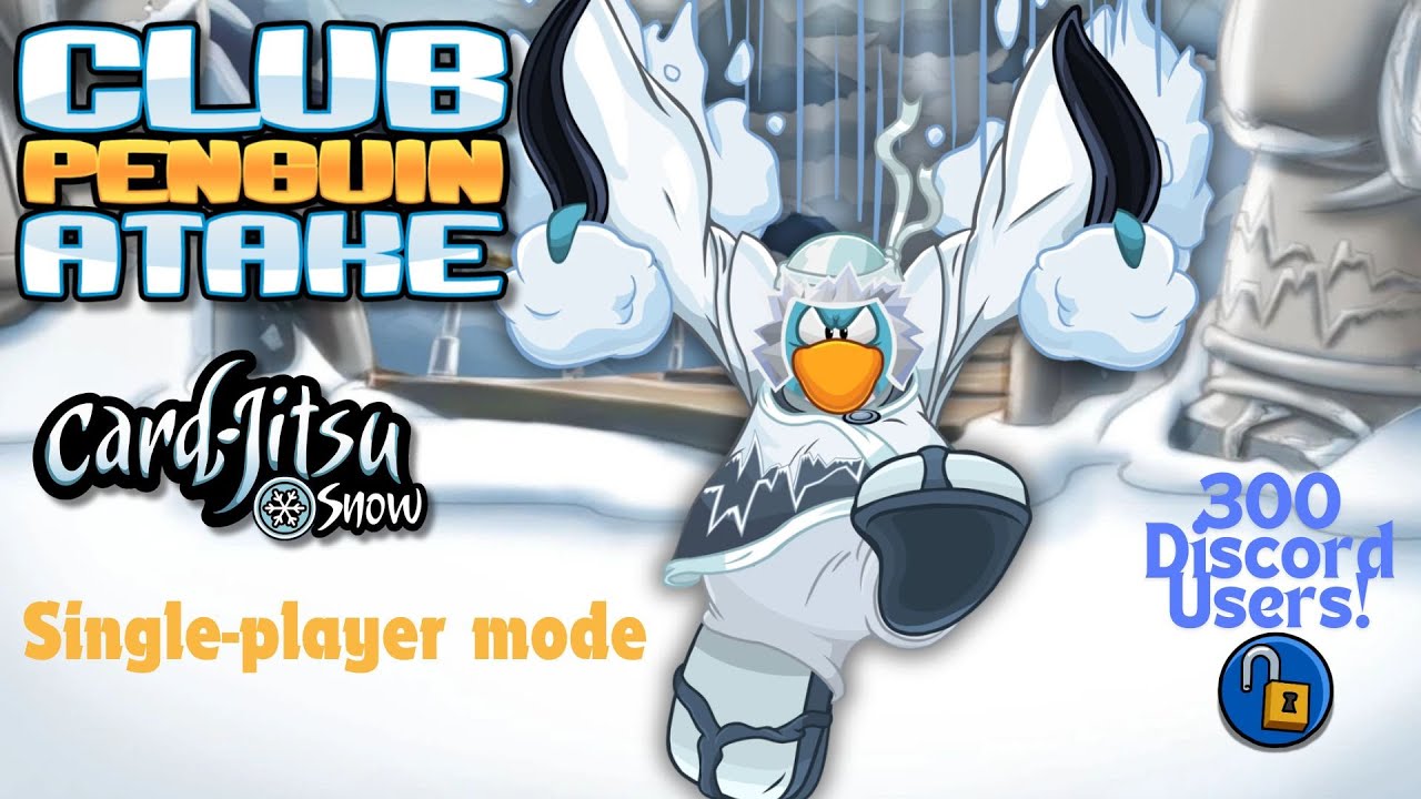 Club Penguin Atake - Card-Jitsu Snow singleplayer + new code | AS3 - YouTube