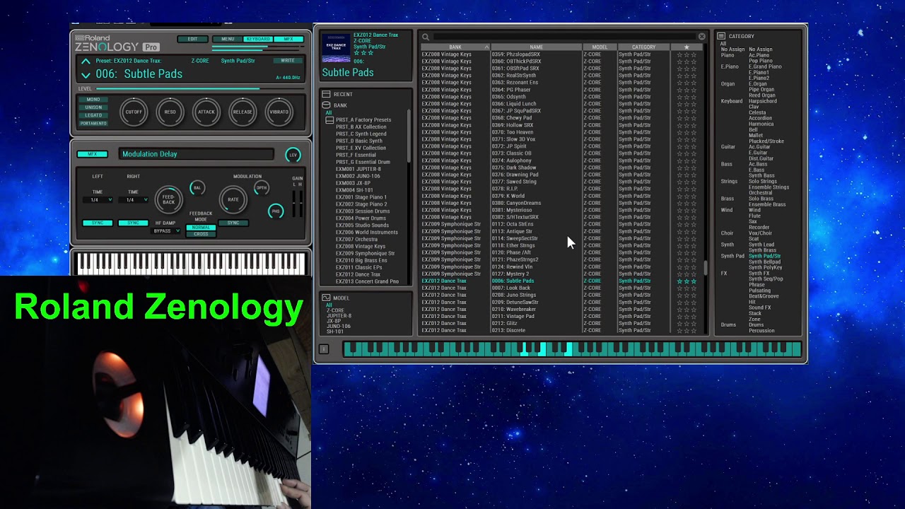 Roland Zenology VST / Pad Sound - YouTube