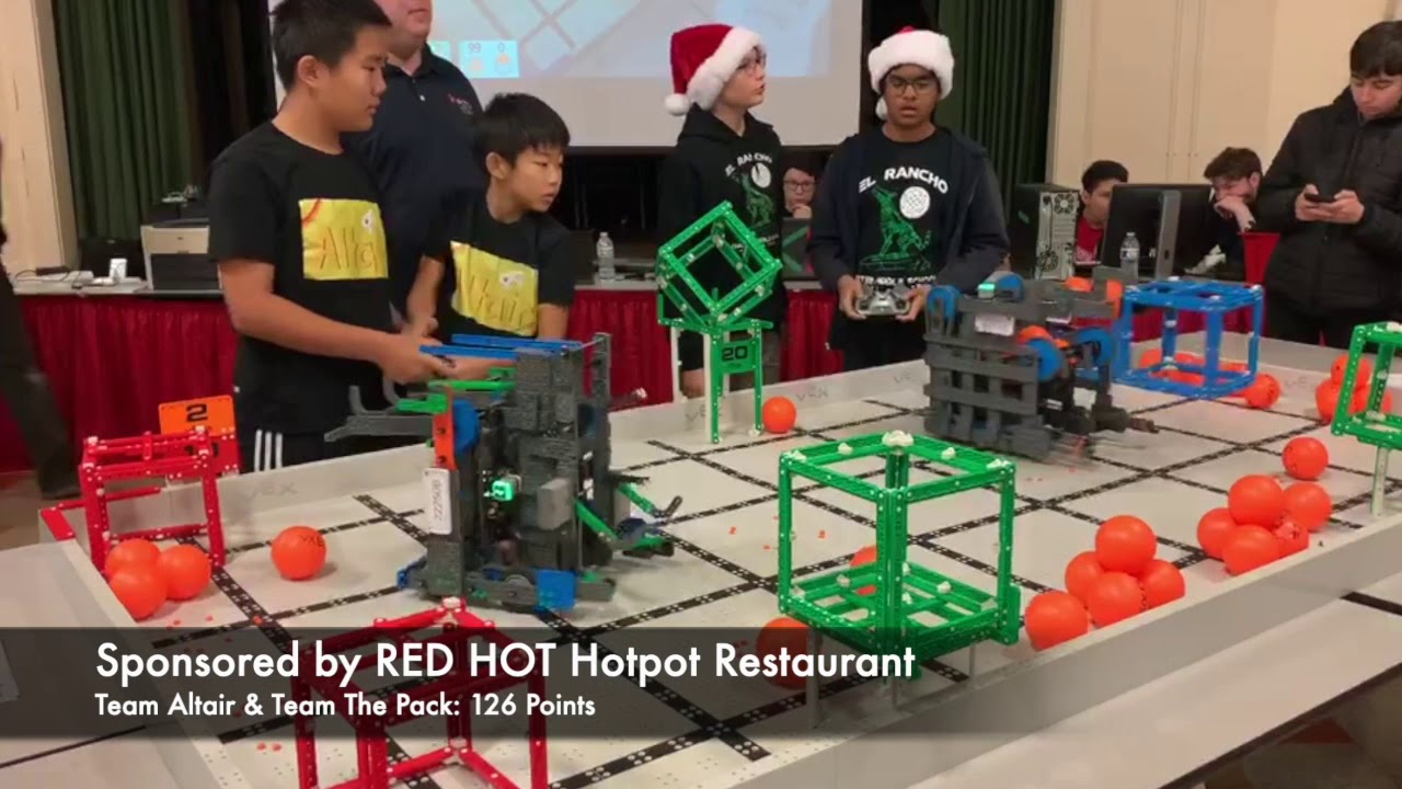 VEX IQ Squared Away High Score: 126 Points [Team Altair] - YouTube
