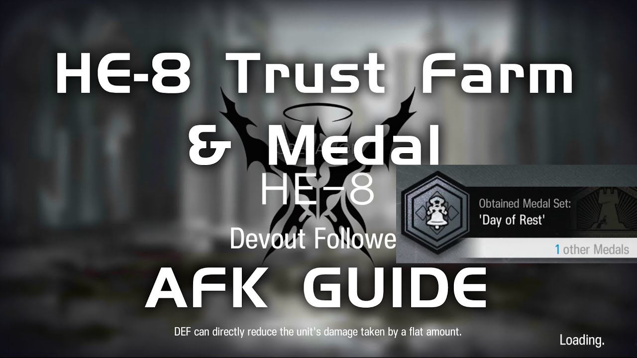 HE-8 Medal + Trust Farm | Easy & AFK Guide | Hortus de Escapismo ...