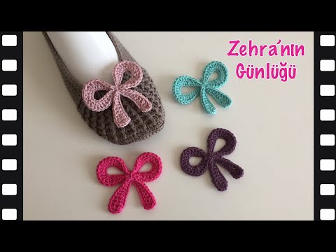 Fiyonk patik süsü yapımı