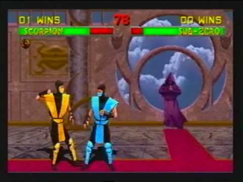 Mortal Kombat 2 - Scorpion (Demon) Vs. Sub-Zero (Solid Snake) - Fight 3