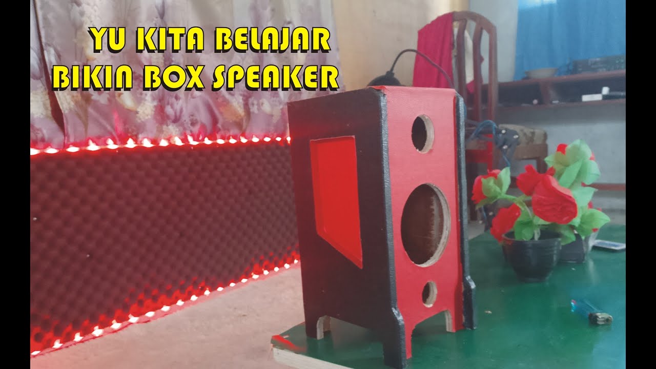 ga usah beli box speaker bikin aja sendiri - YouTube