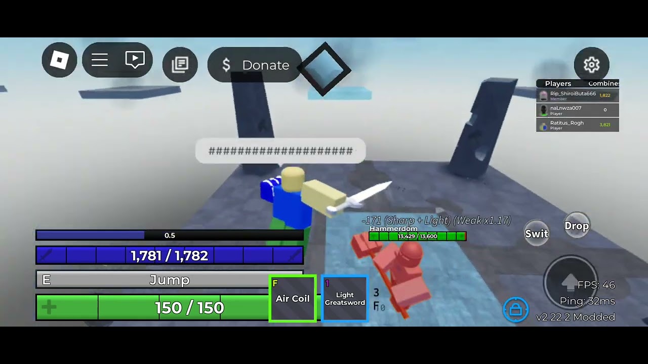 Beating hammerdom without Armor Modded cube combination - YouTube
