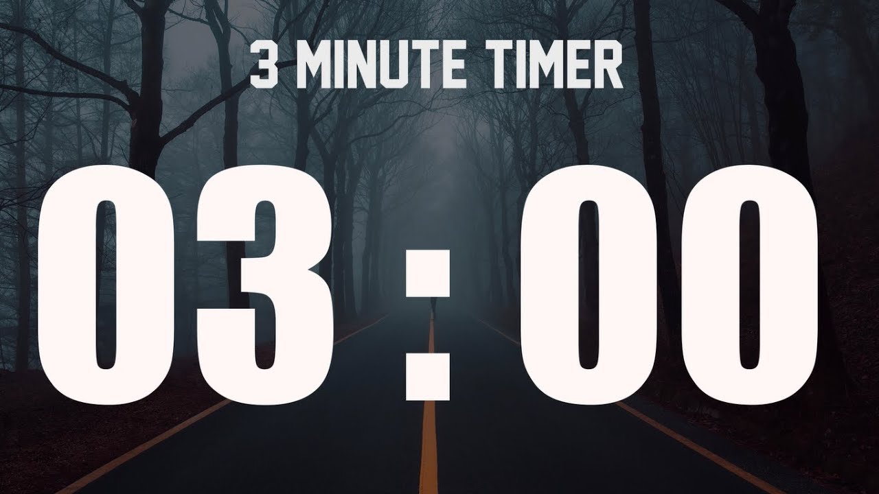 3 Minute Timer | Three minutes countdown timer - YouTube