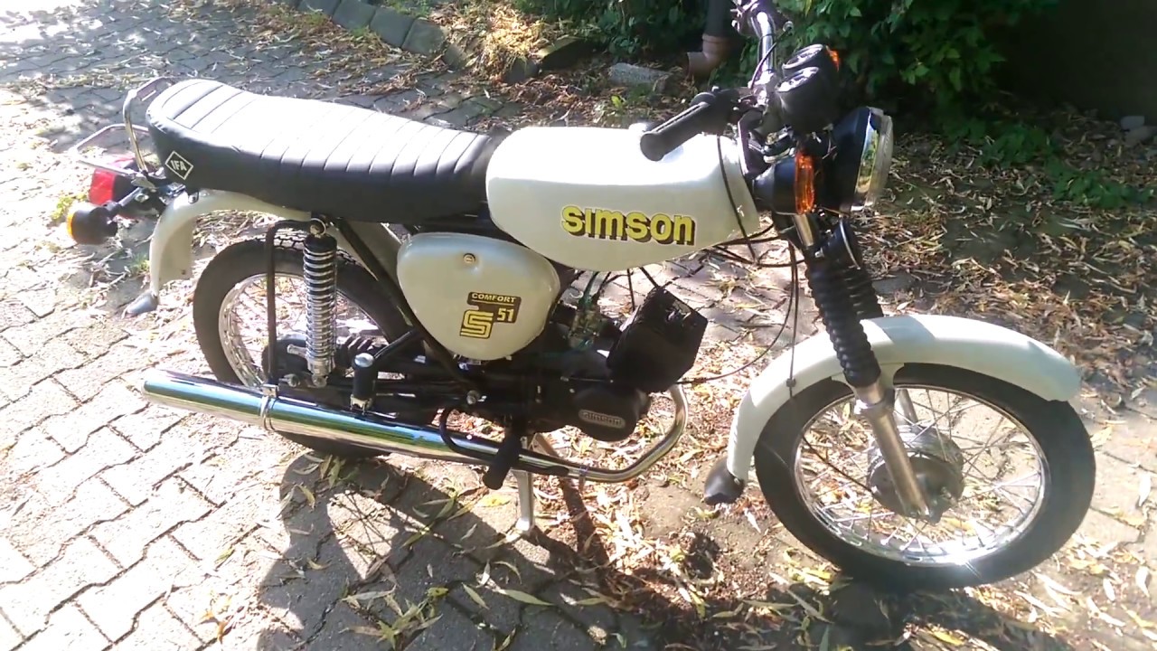 Simson s51 50ccm Original Comfort Prüfstand Restauriert ...