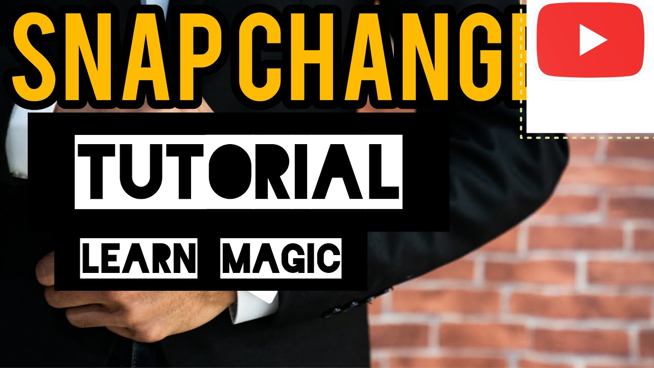 How to magic | how to change a card instantly | snap change - YouTube