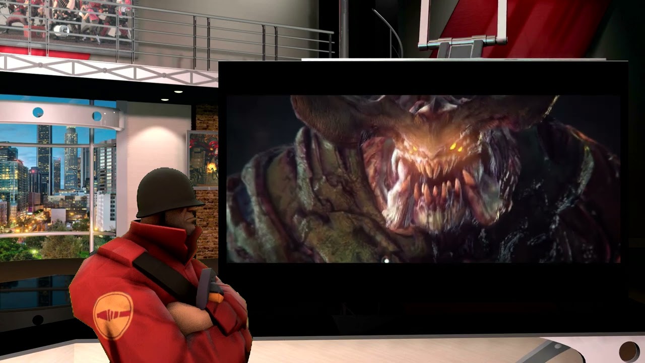 First Big Animation, DOOM - Candle Demon Soldier Reacts - YouTube