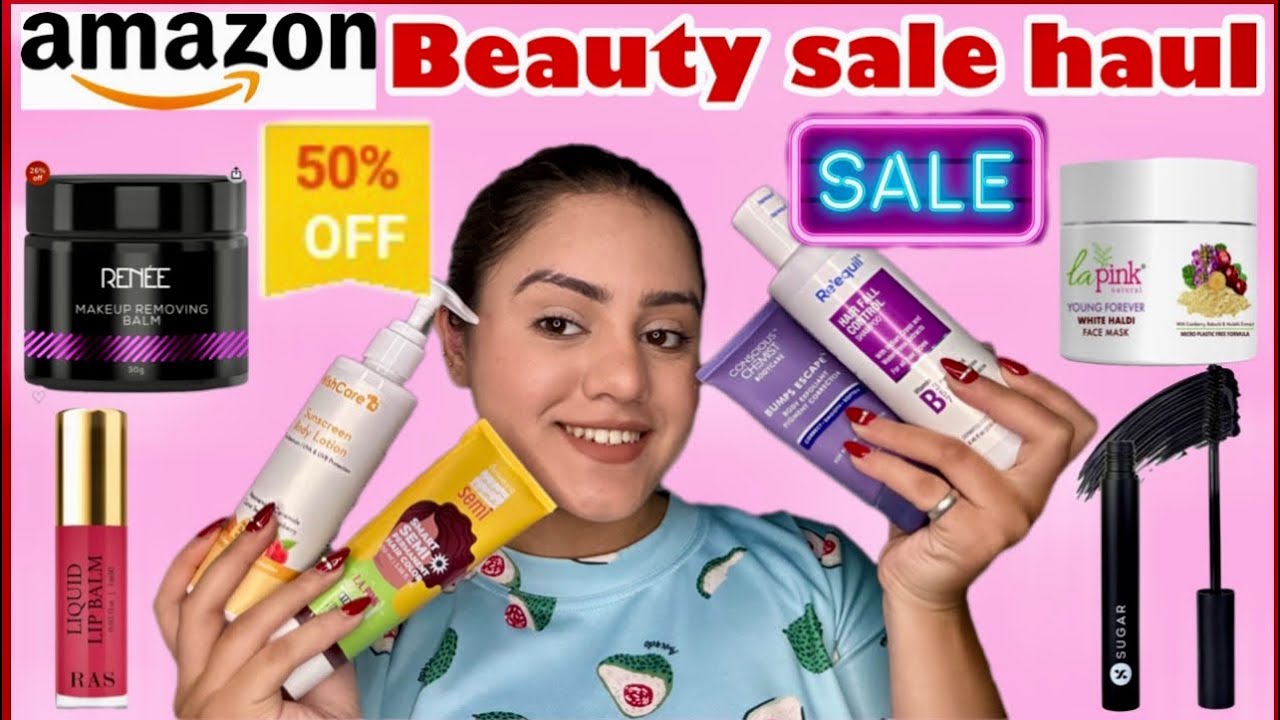 Amazon beauty sale haul😍 Skincare, Makeup, Haircare | Hair colour😍 Kp ...