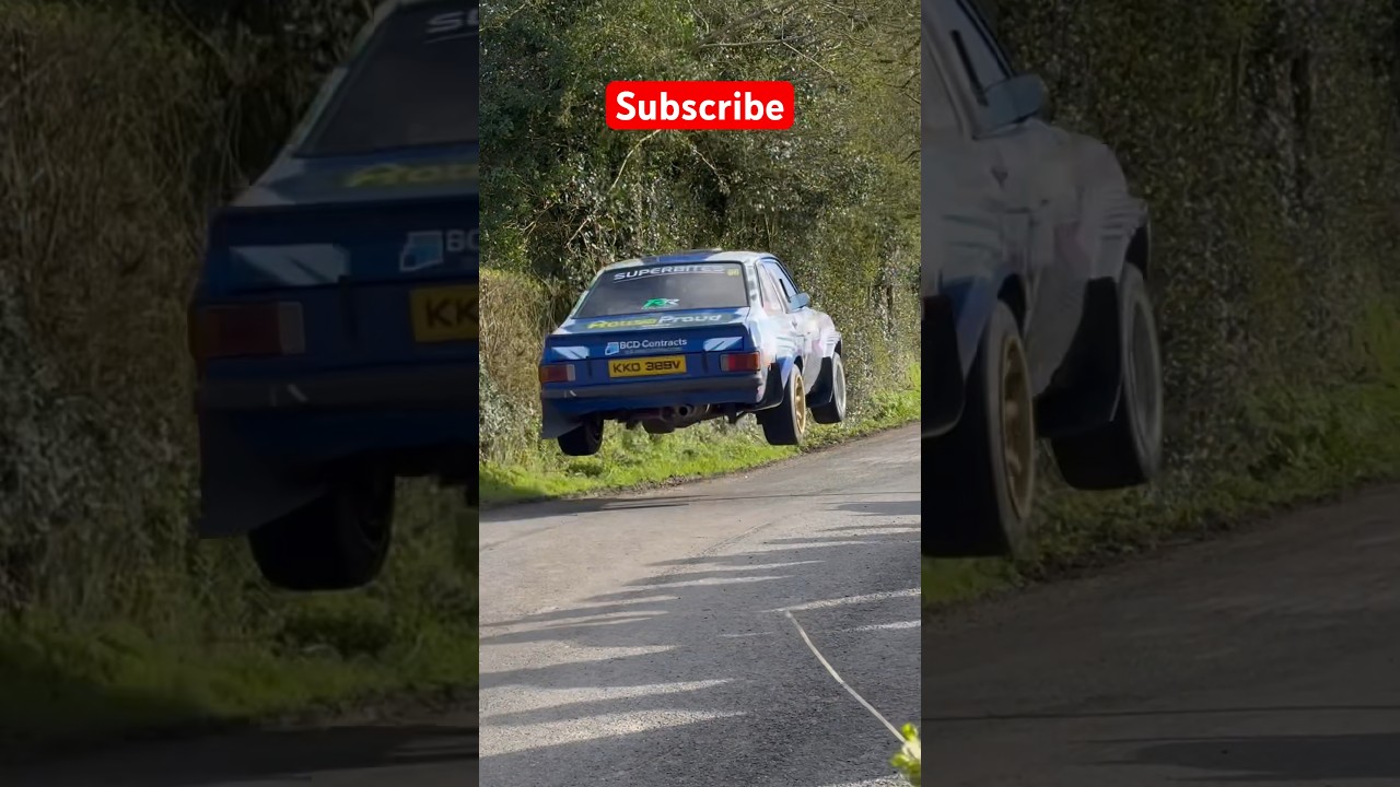 Ford Mk2 Escort Rally Huge Jump! Monaghan Rally 2024 #rally #ford #car ...