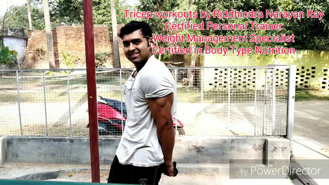 Tricep workouts by Riddhindra Narayan Ray - YouTube