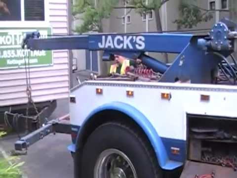 Hauling & Towing Kottage RV Park Model Trailers Shipping Container ...
