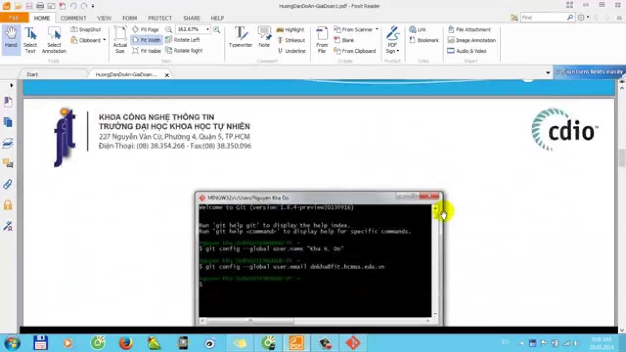 Hướng dẫn sử dụng Git và Github cho đồ án - YouTube