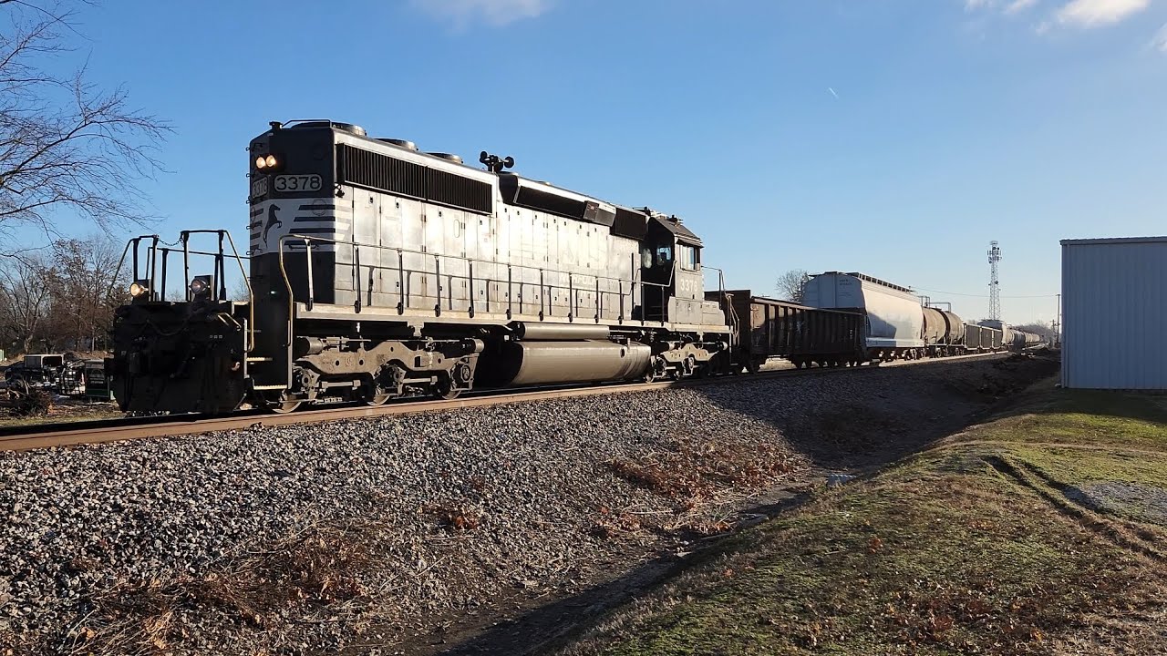NS local running long hood forward on December 5, 2024 - YouTube