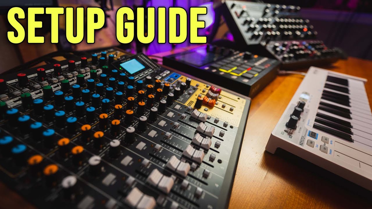 How To Setup MPC One, Tascam Model 12 and hardware synths for a multi ...