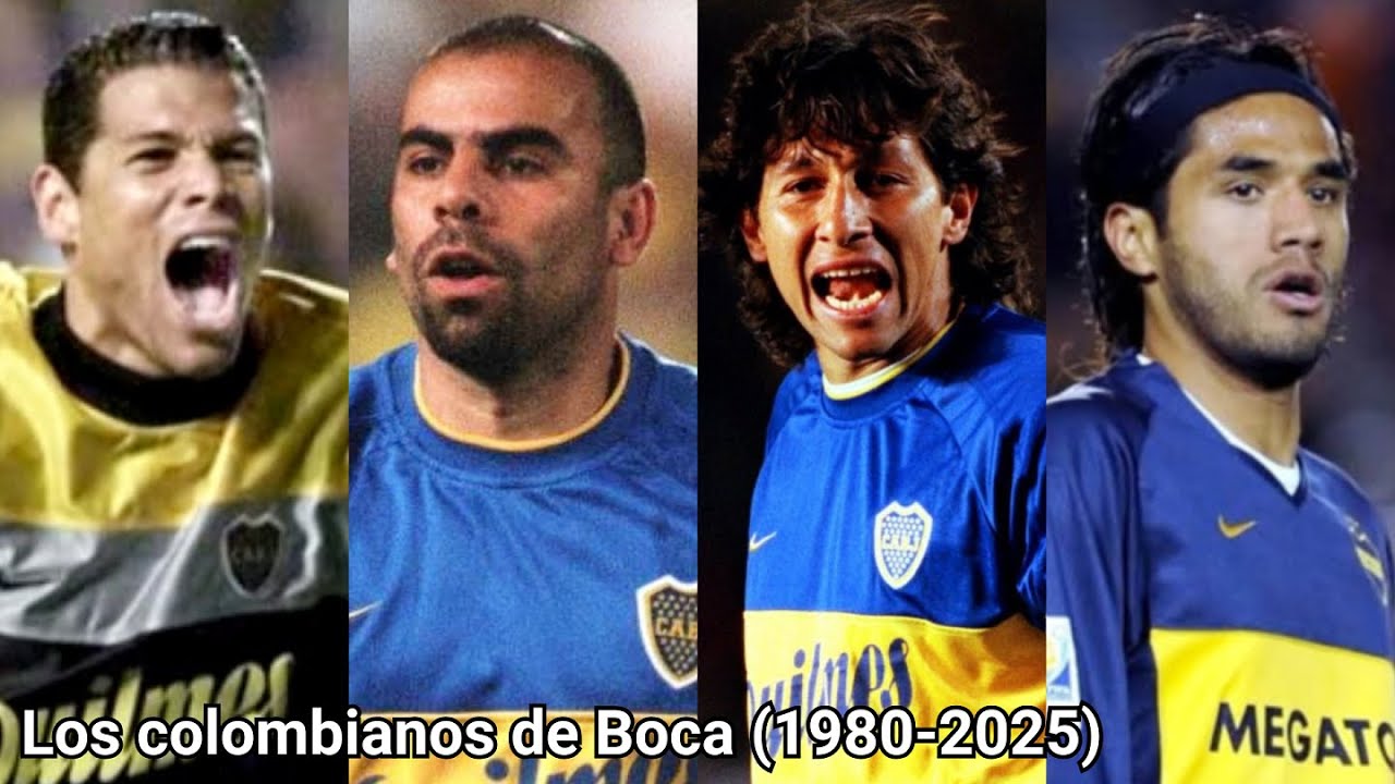 Todos los colombianos que jugaron en Boca | 1980-2025 - YouTube