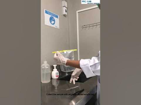 How to collect water sample for microbiological analysis - YouTube