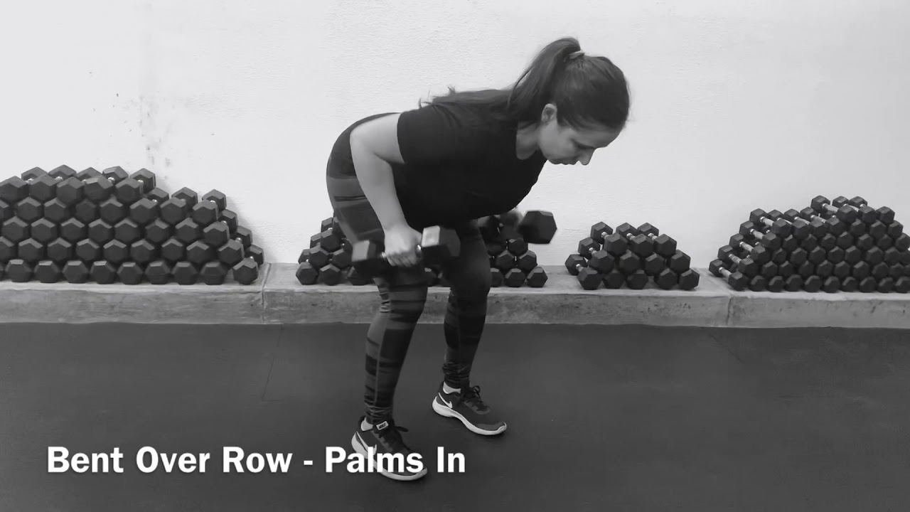 Bent Over Row - Palms In - YouTube