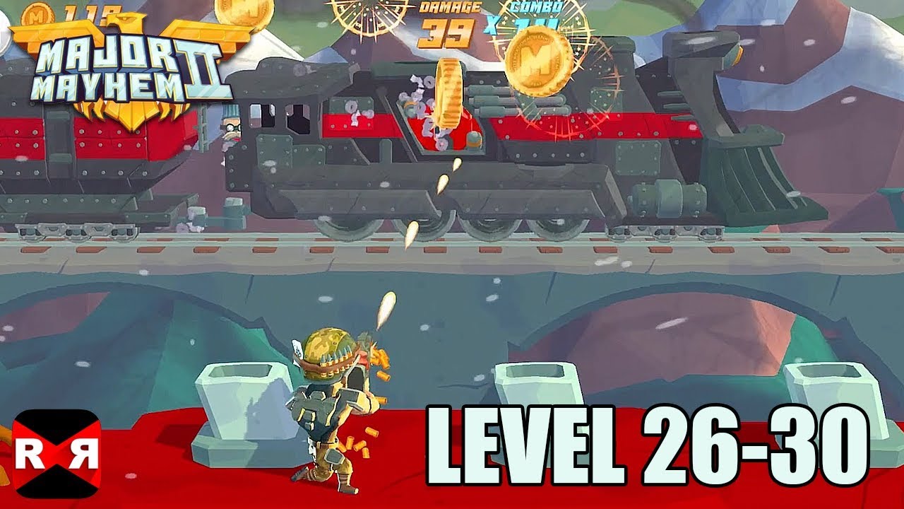 Major Mayhem 2 - Level 26-30 - iOS / Android Walkthrough Gameplay - YouTube