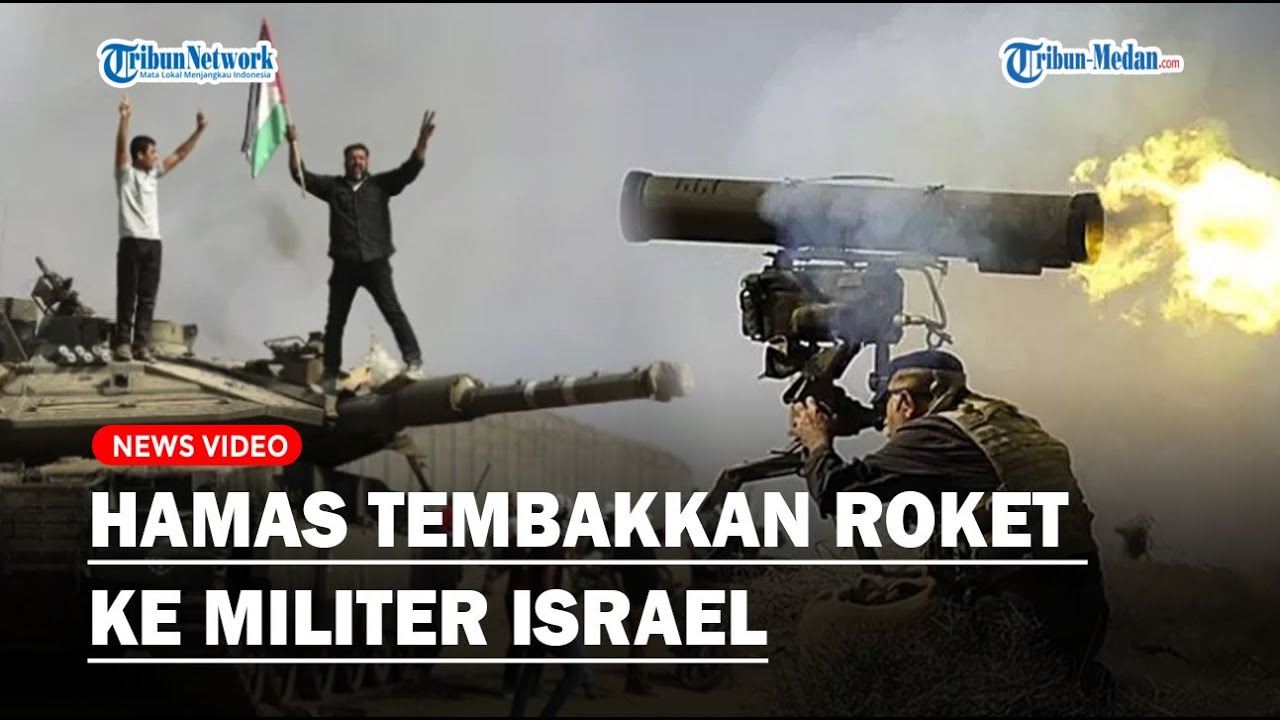 HAMAS TEMBAKKAN ROKET ke Militer Israel, 'Pengusa' Gedung Putih Ngamuk ...
