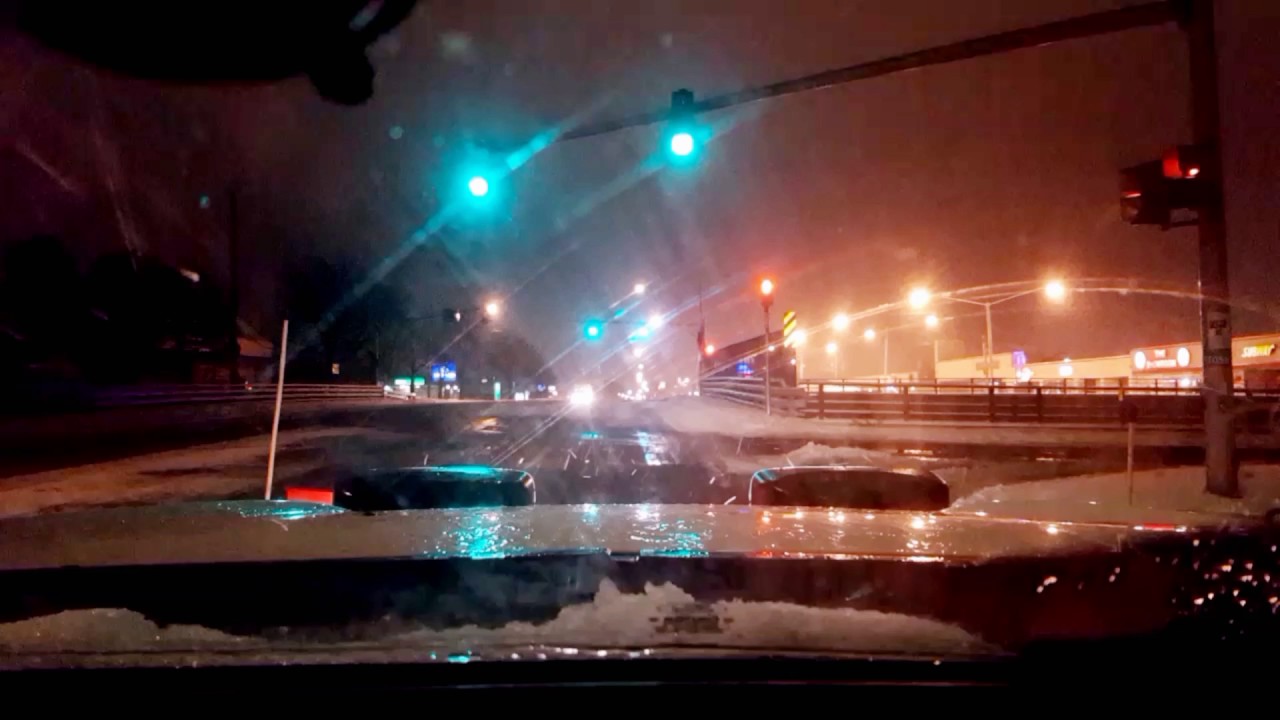 Late Night Snow Drive - Buffalo NY 33 - YouTube